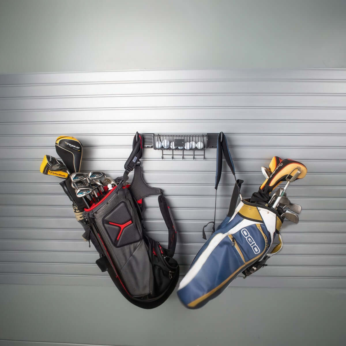 Slatwall Golf Accessory Holder | HandiSolutions – Serious Garages